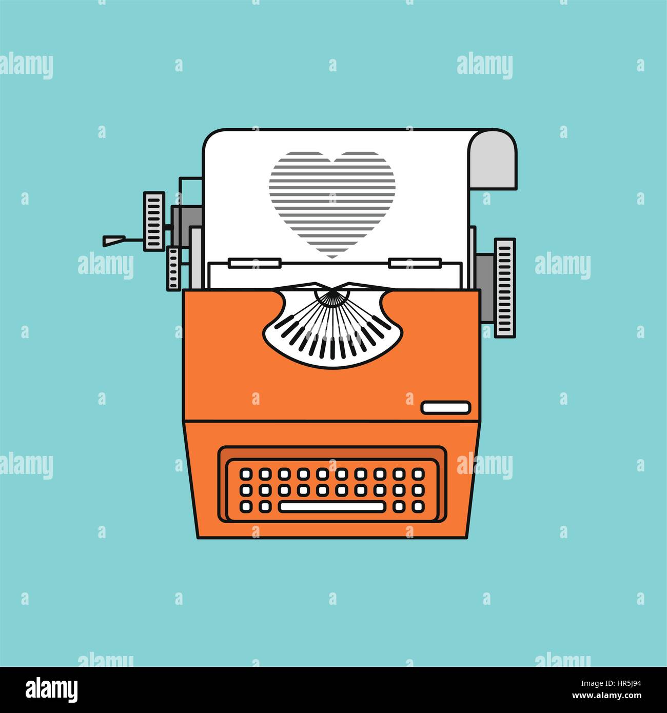 Typing paper Stock Vector Images - Alamy