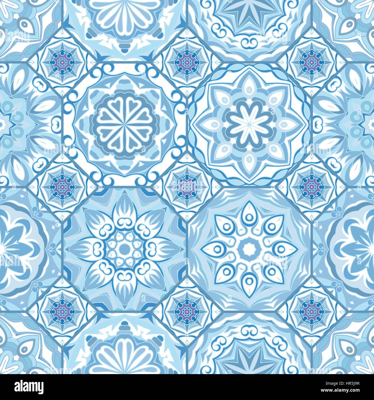 Gorgeous floral tile design Stock Vector Image & Art - Alamy