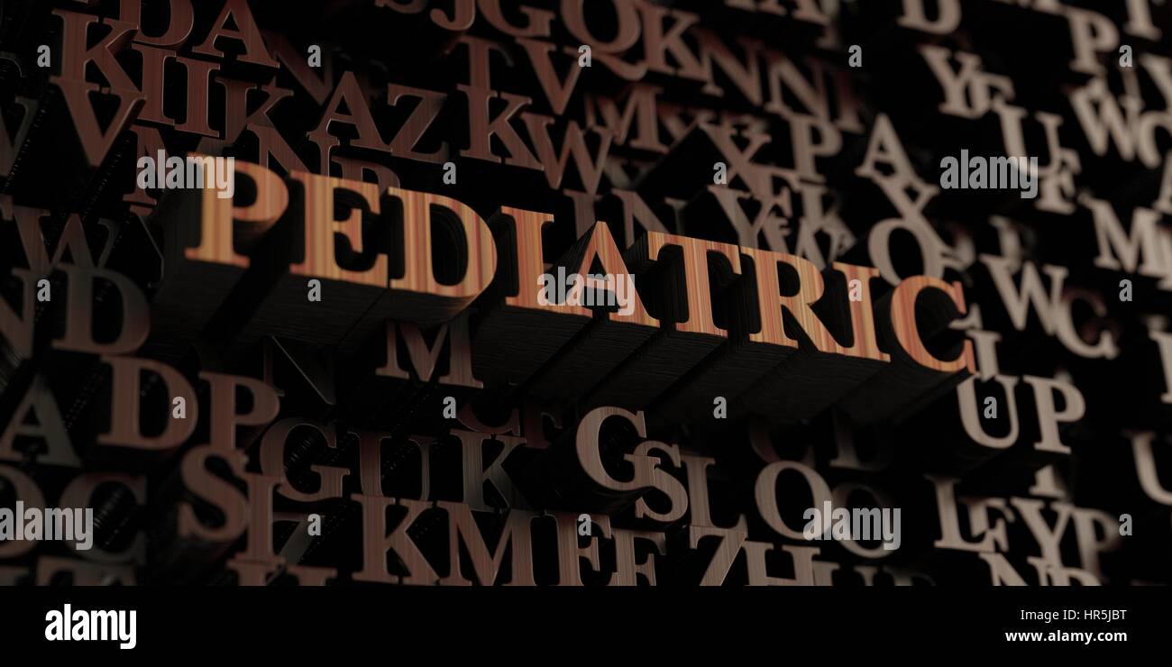 Pediatric - Wooden 3D rendered letters/message. Can be used for an ...