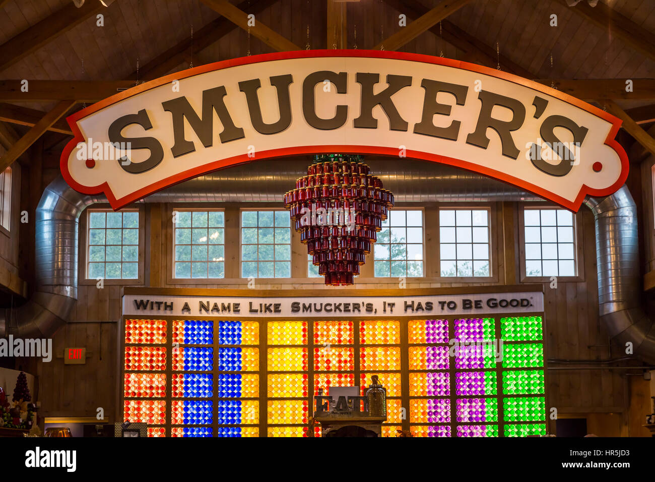 The Smucker's Store interior in Orville, Ohio, USA Stock Photo - Alamy