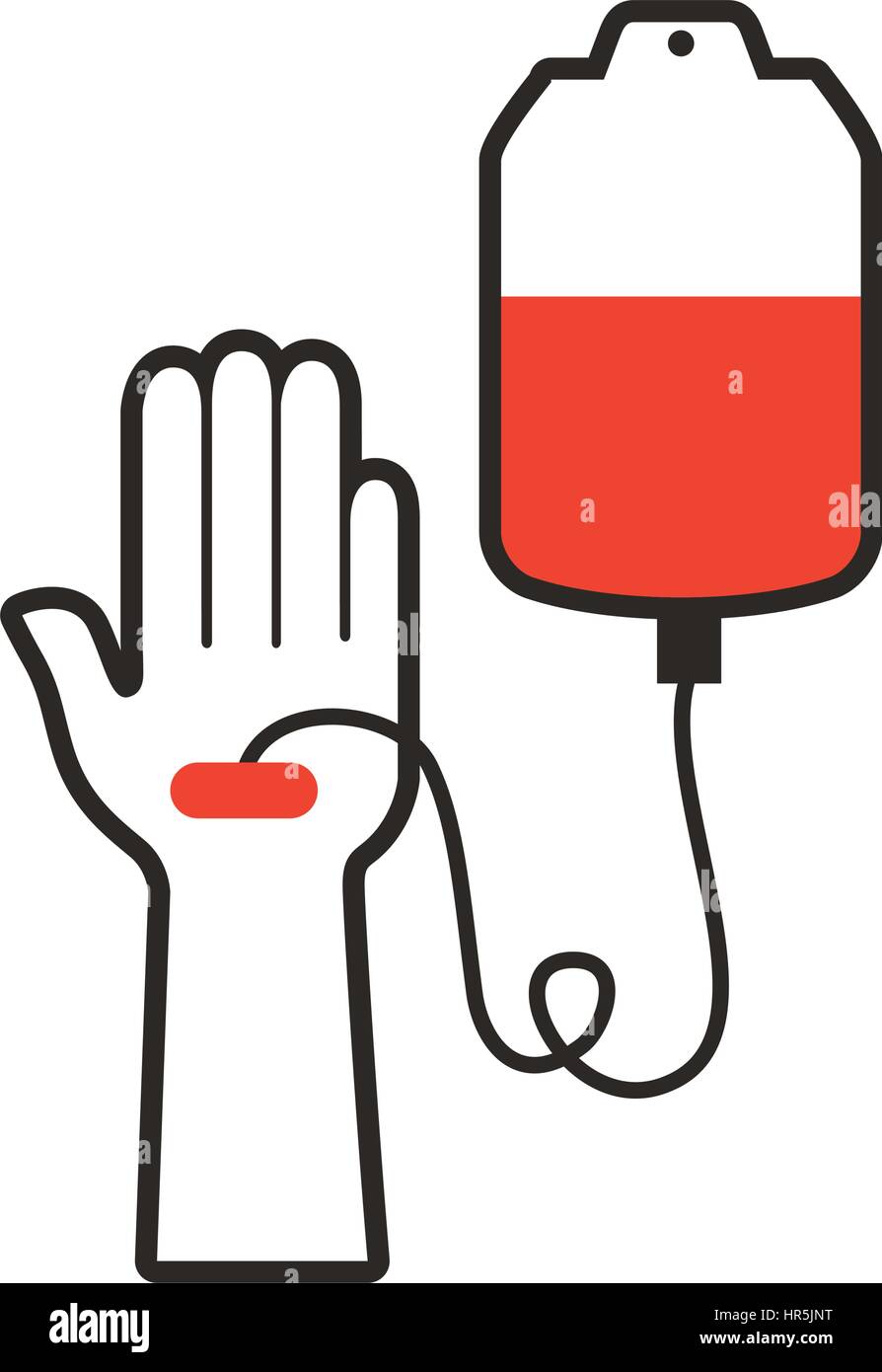 Hanging bag blood donation Stock Vector Images - Alamy