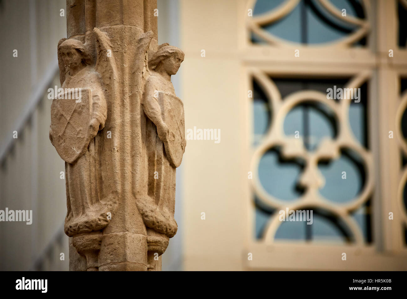 Peter's Square cross in Manchester city centre,England,UK., The ...
