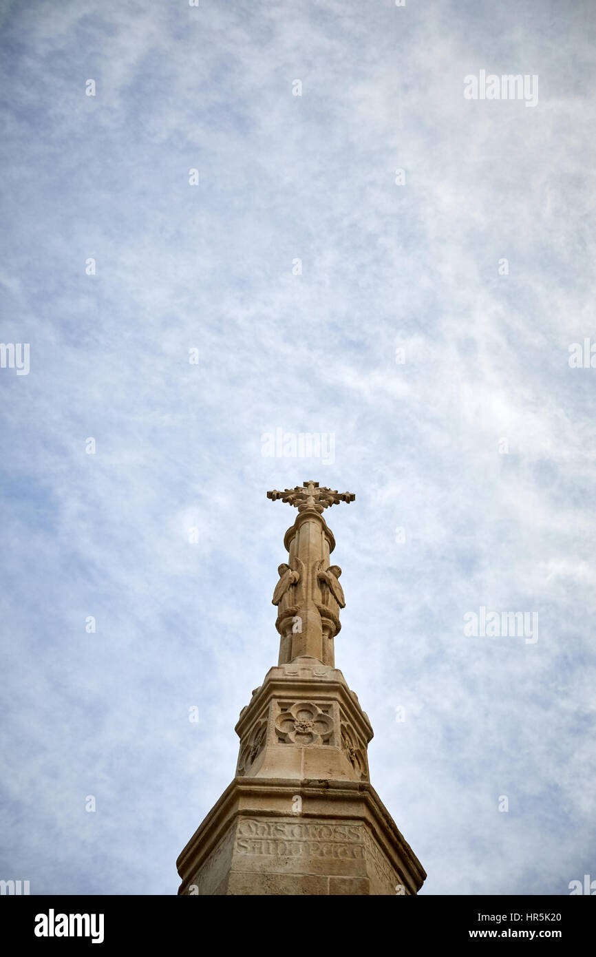 Peter's Square cross in Manchester city centre,England,UK., The ...