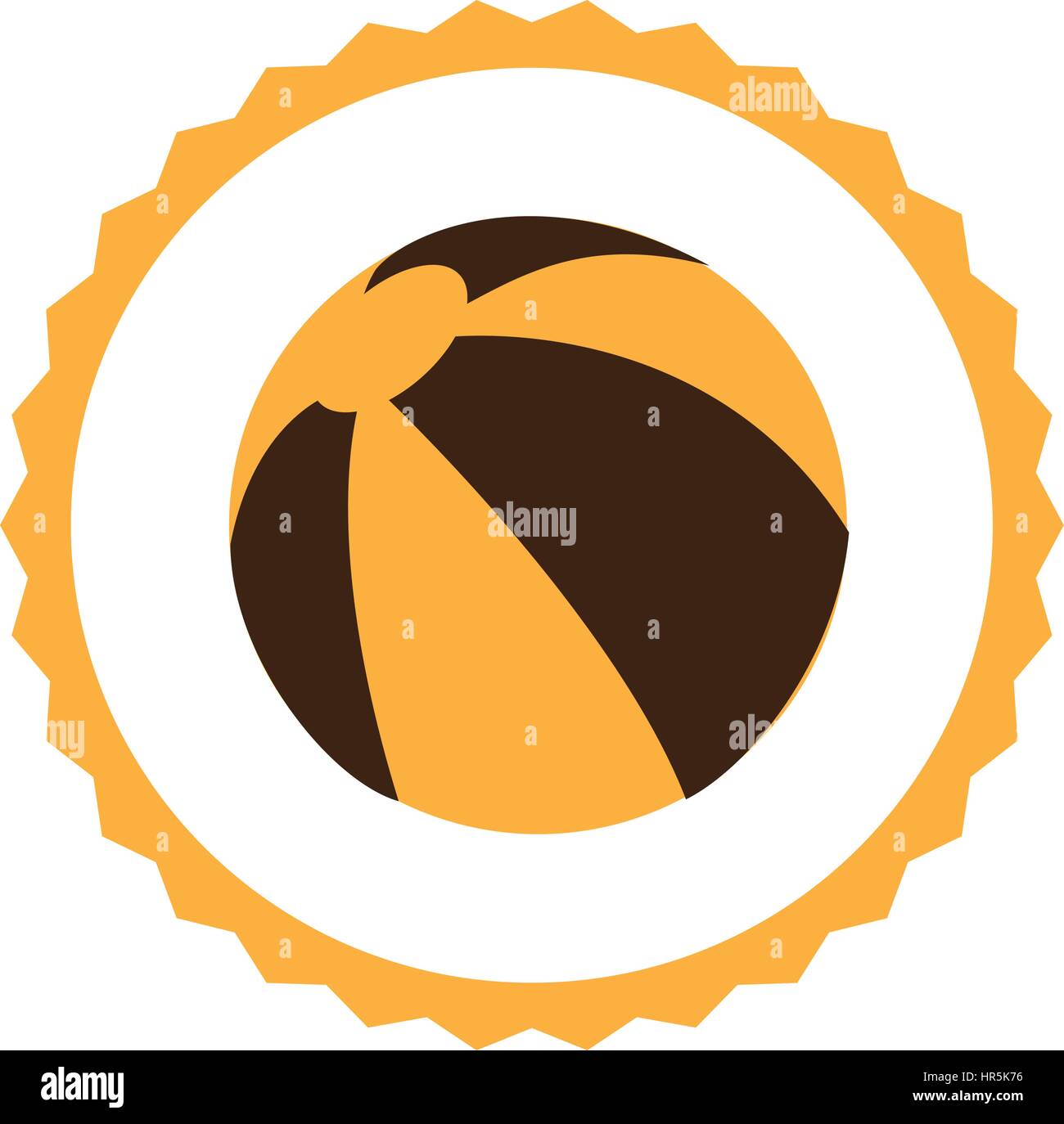 circular frame with beach ball Stock Vector Image & Art - Alamy