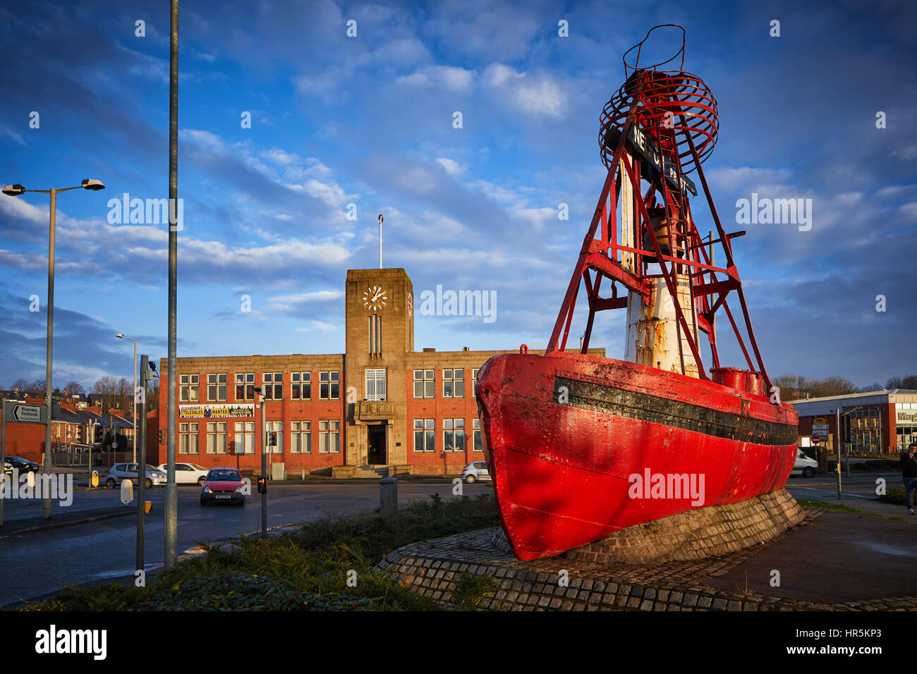 Preston Docklands entrance grounded Nelson red ‘bell-boat’ buoy Preston ...
