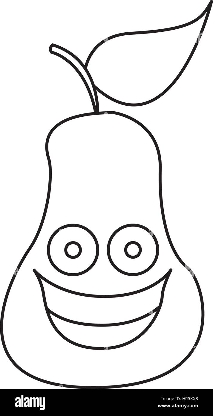 Kawaii garden illustration Black and White Stock Photos & Images - Alamy