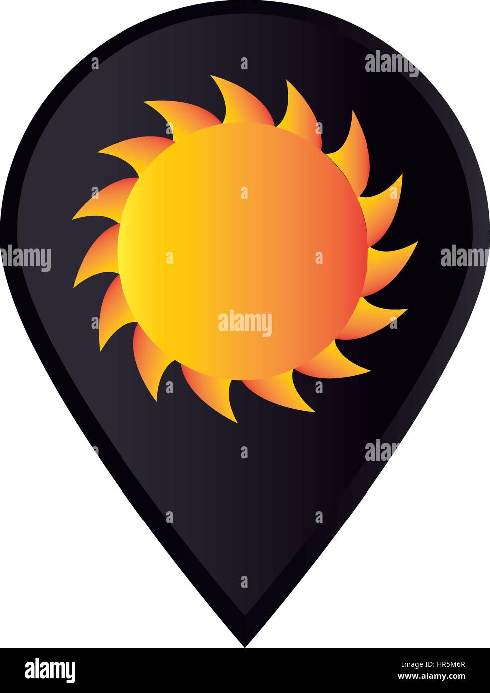 Map pointer solar hi-res stock photography and images - Alamy