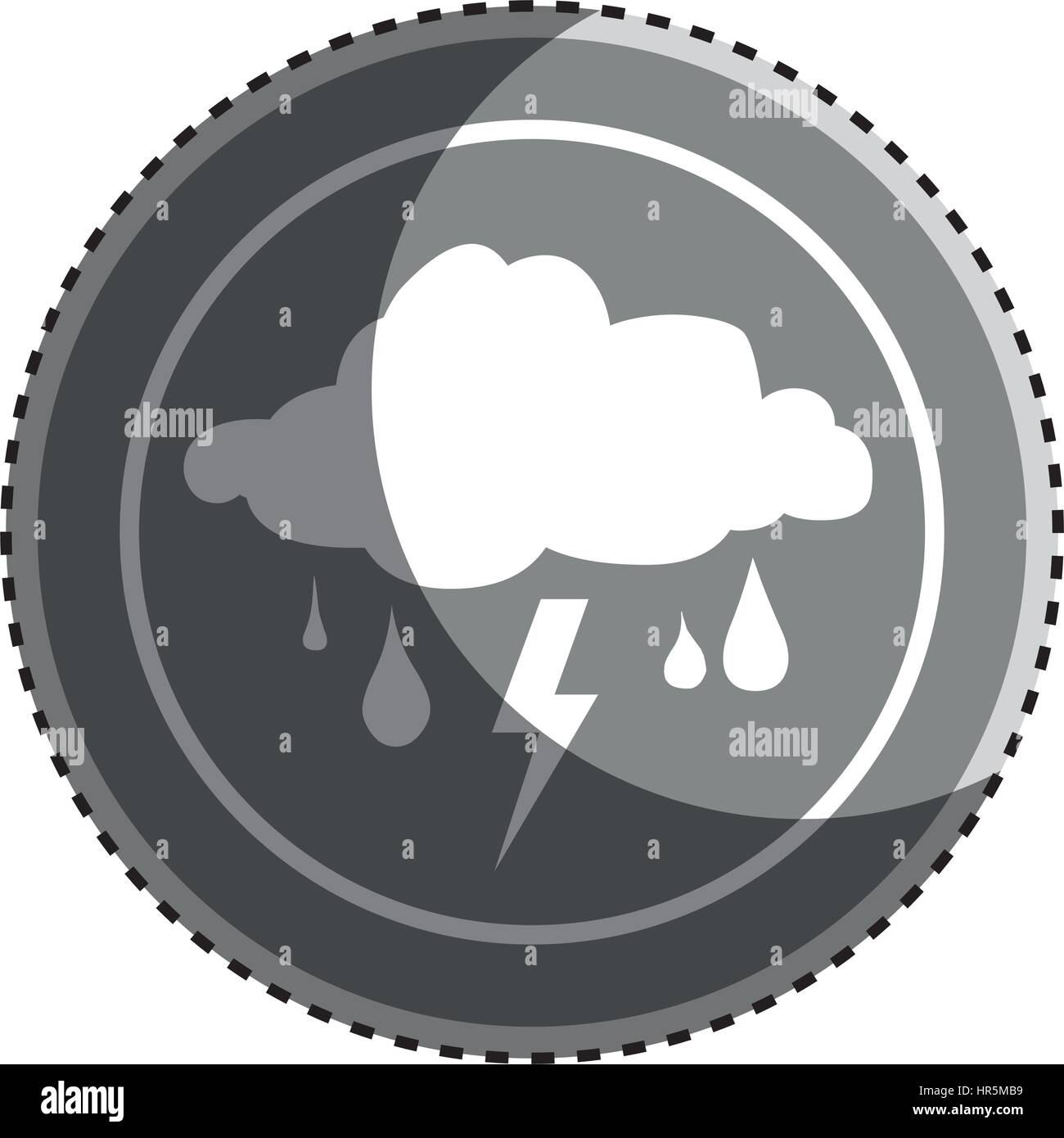 Wet, stormy road Stock Vector Images - Alamy