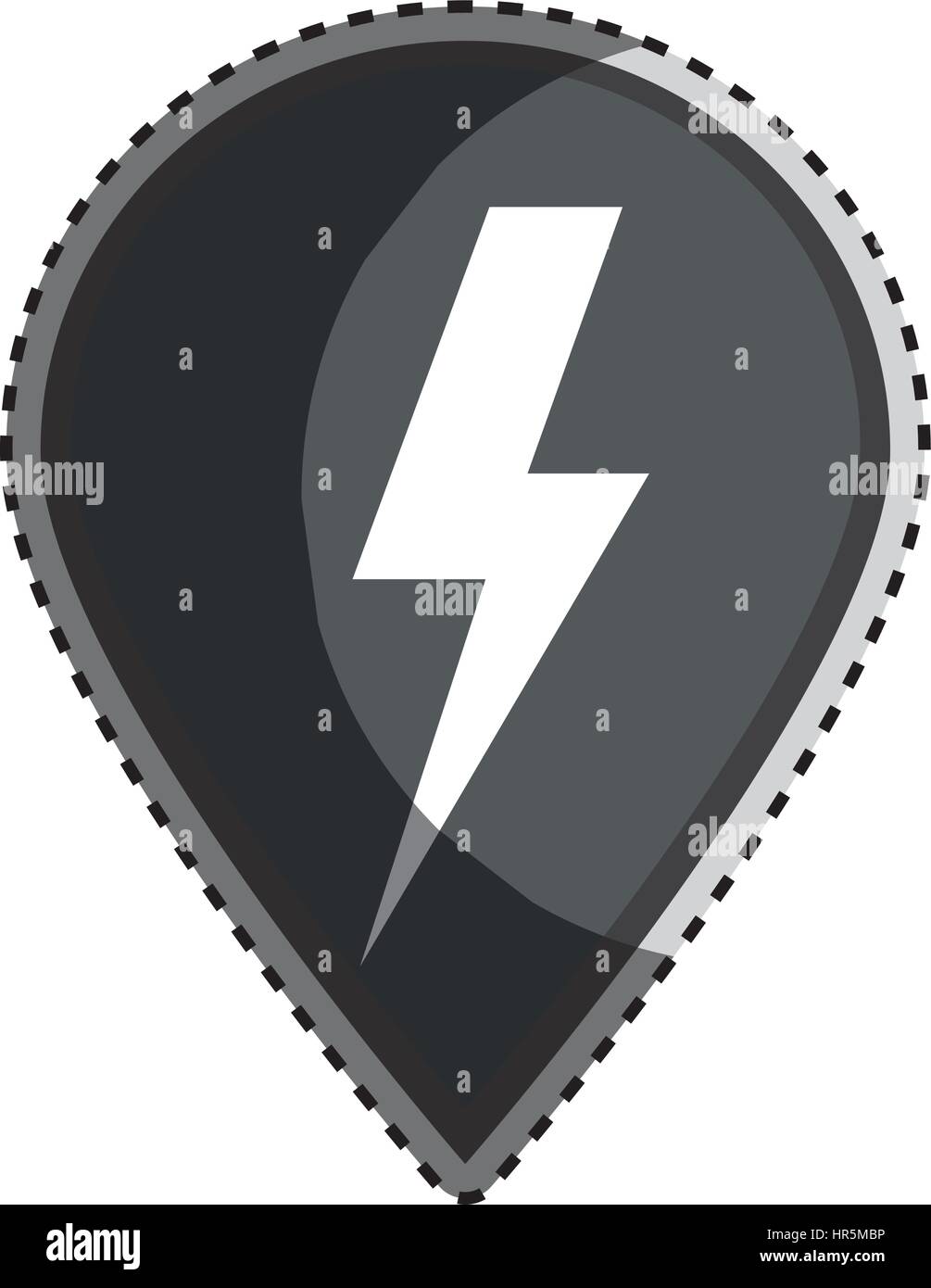Lightning point Stock Vector Images - Alamy