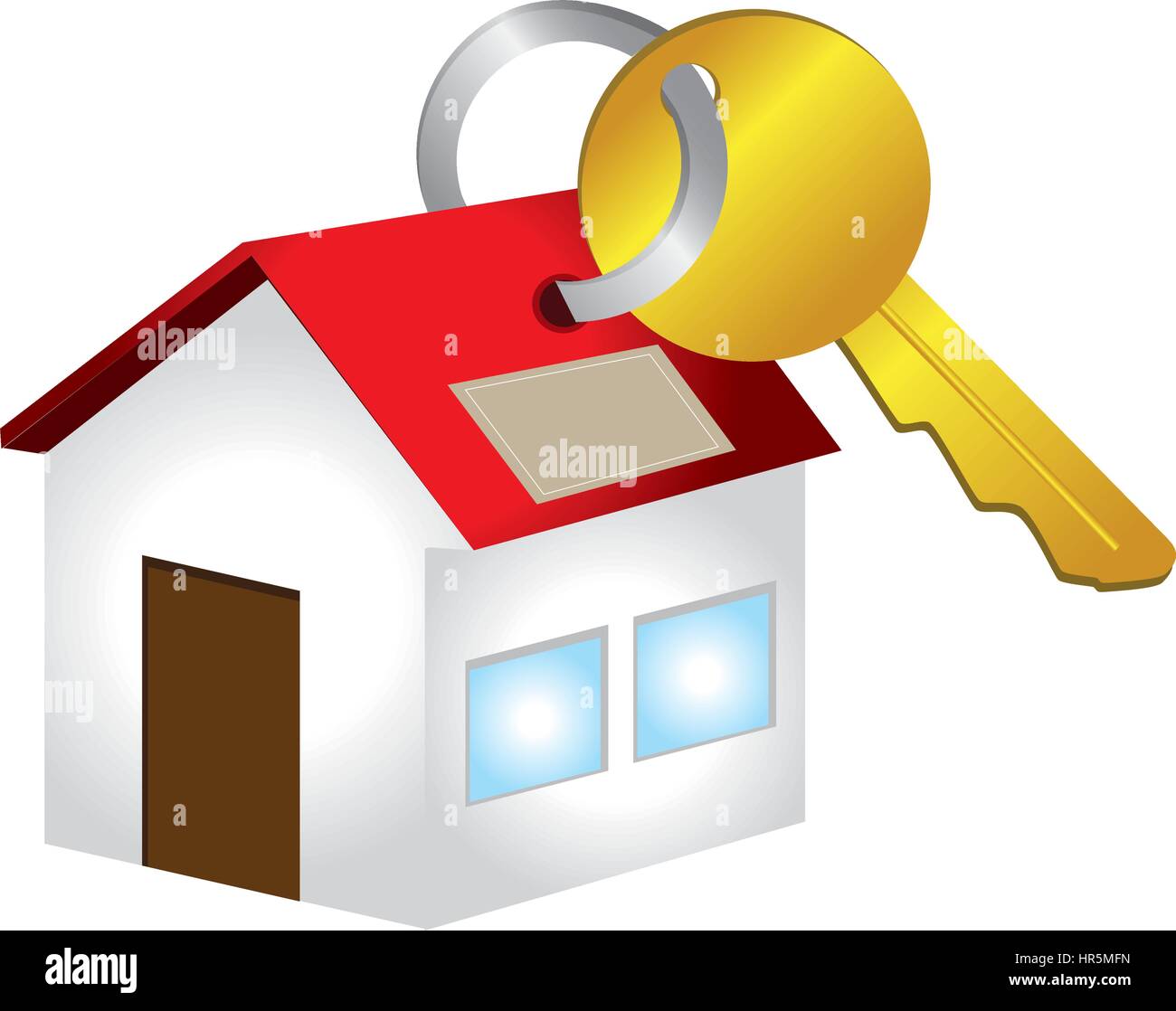 New metal key house Stock Vector Images - Alamy