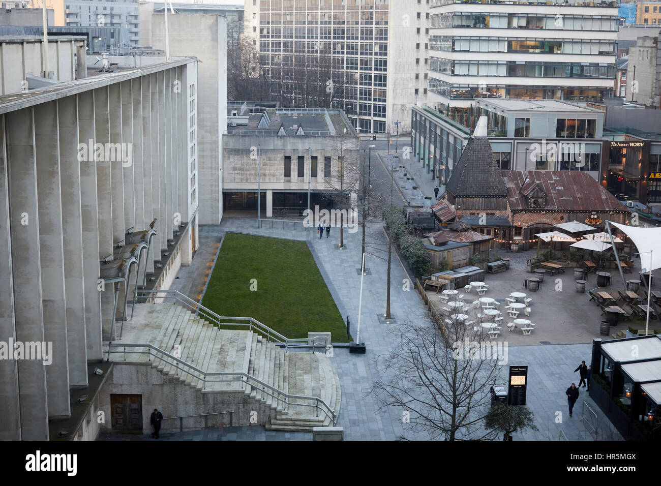 Exterior of Crown Court, Crown Square, in Spinningfiled, The Avenue ...