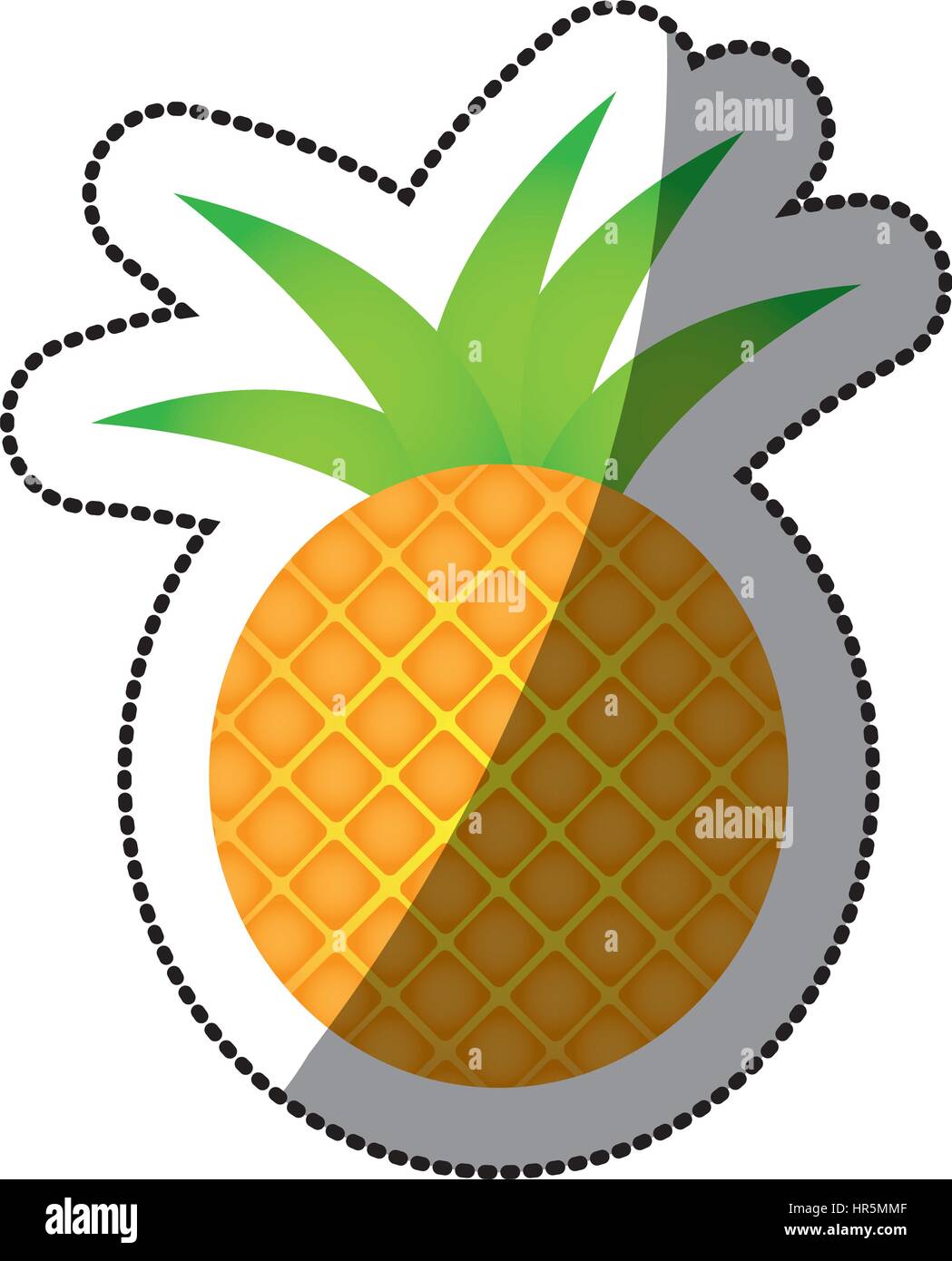 pineapple fruit icon stock Stock Vector Image & Art - Alamy