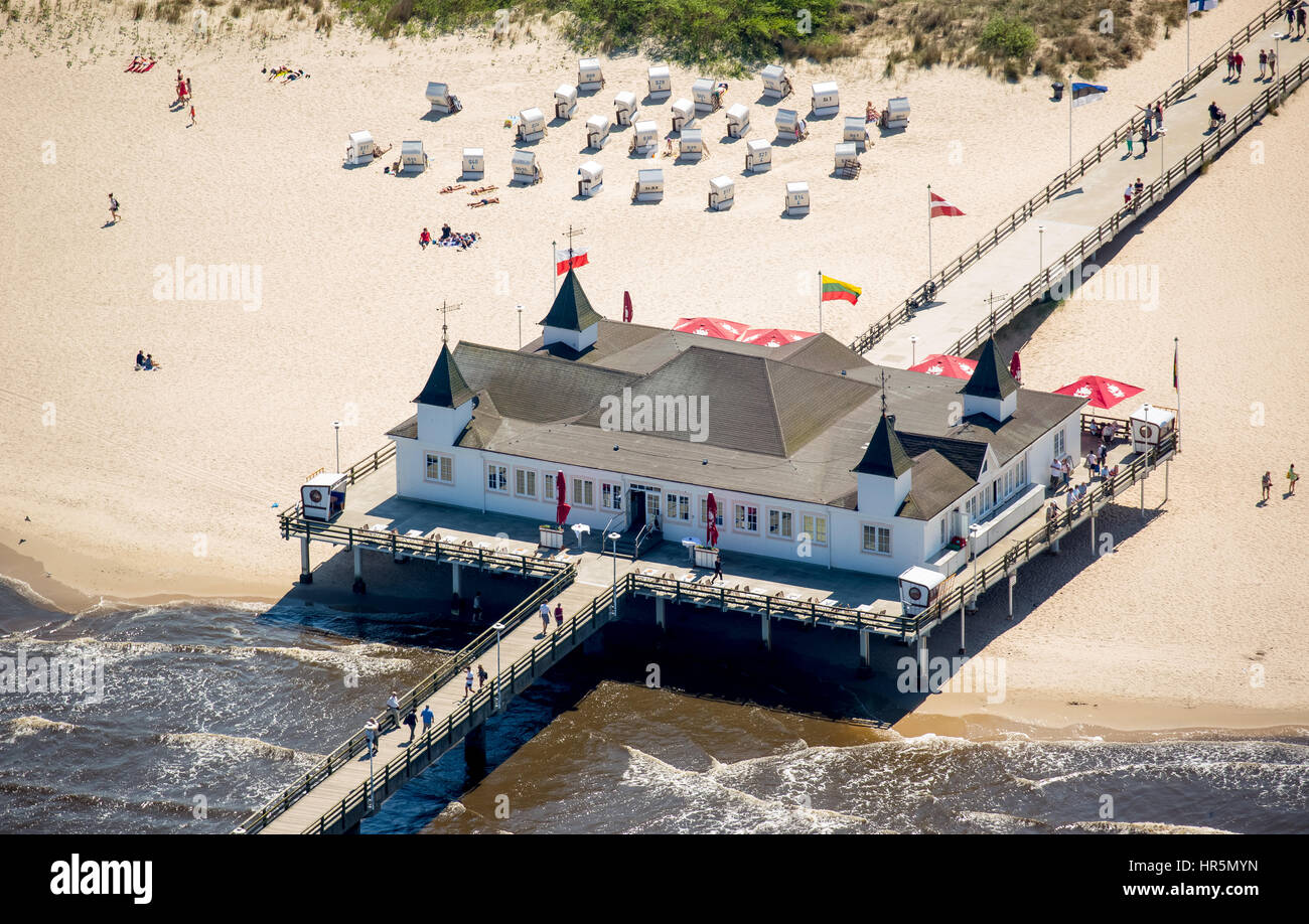 Seebad Ahlbeck, Heringsdorf Beach, Usedom Island, Heringsdorf, Baltic ...