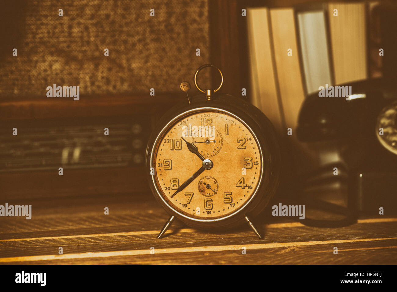 old alarm clock Stock Photo - Alamy