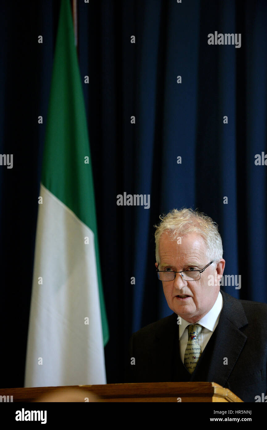 Supreme Court judge Peter Charleton delivers his opening statement of ...