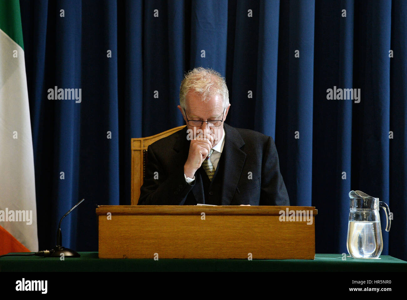Supreme Court judge Peter Charleton delivers his opening statement of ...