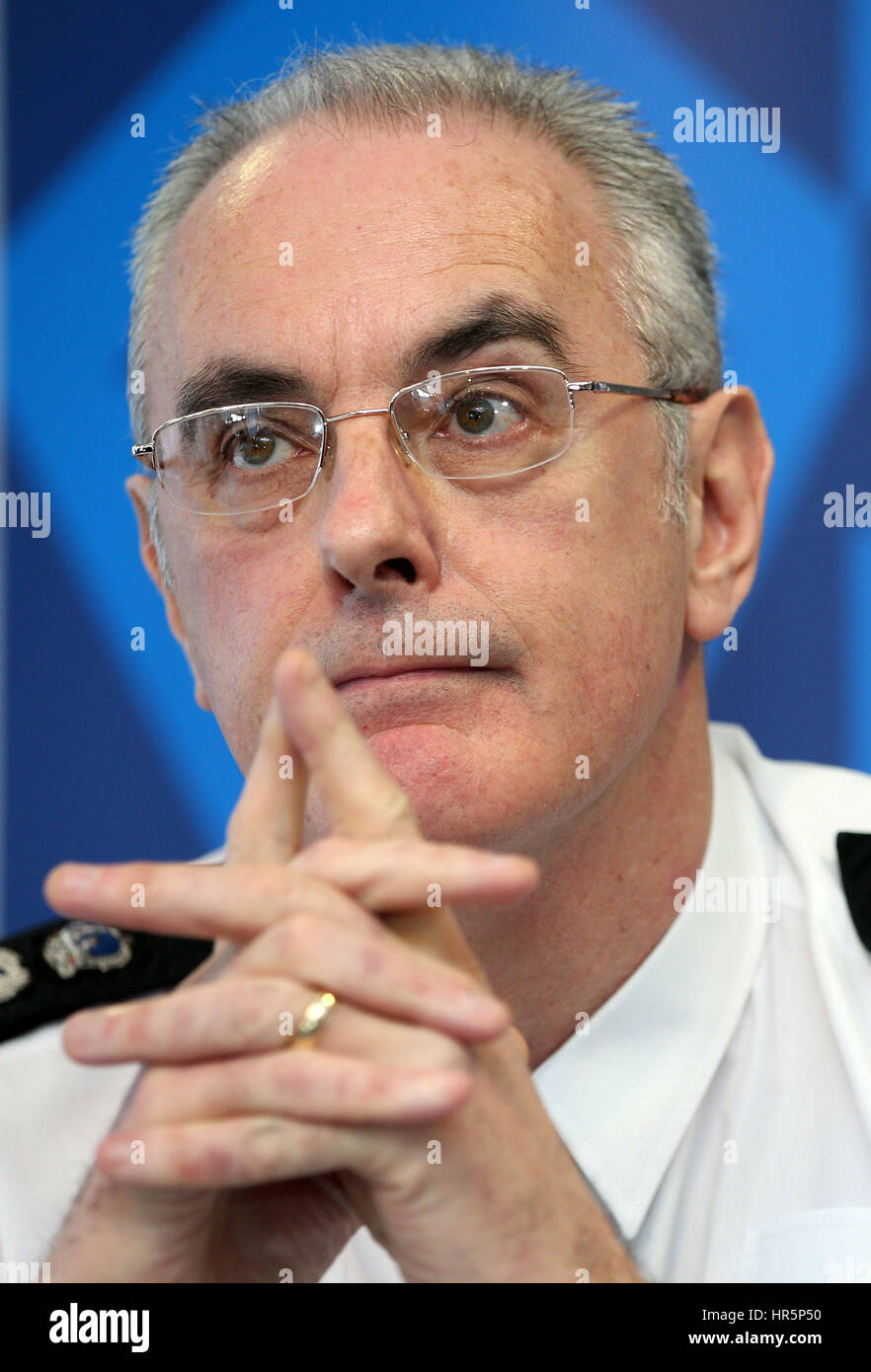 Police scotlands chief constable phil gormley launch hi-res stock ...