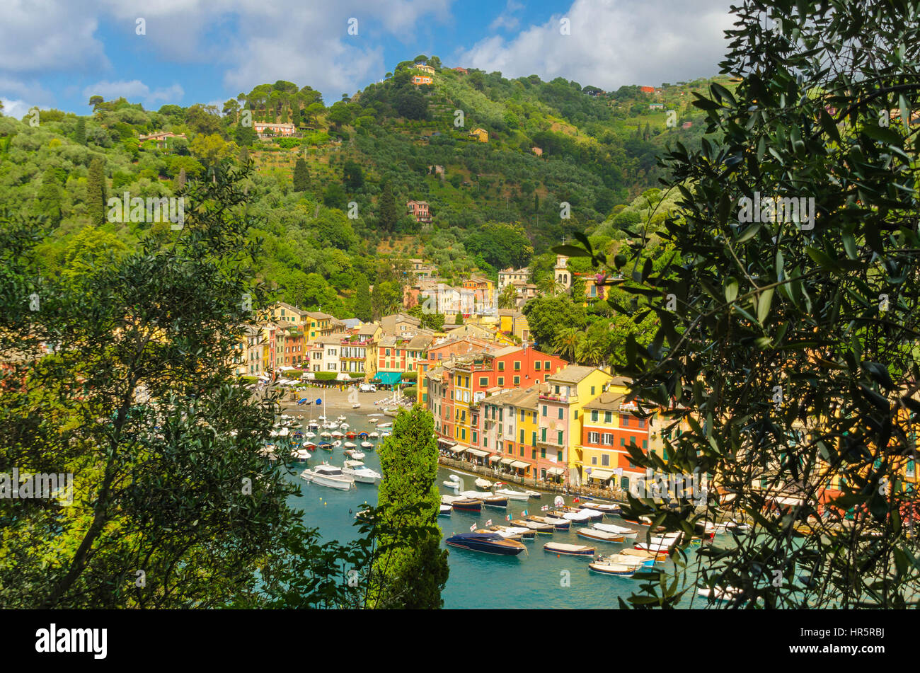 The beautiful harbour and piazzetta of Portofino Italy Stock Photo - Alamy