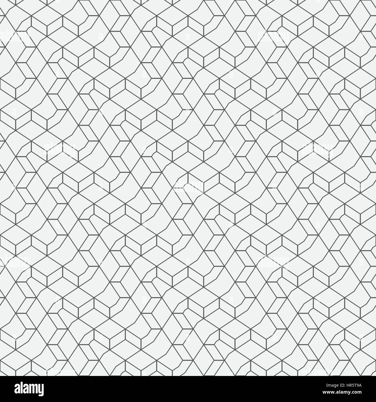 Seamless pattern. Geometrical linear texture. Repeating thin broken lines, polygon, difficult ...