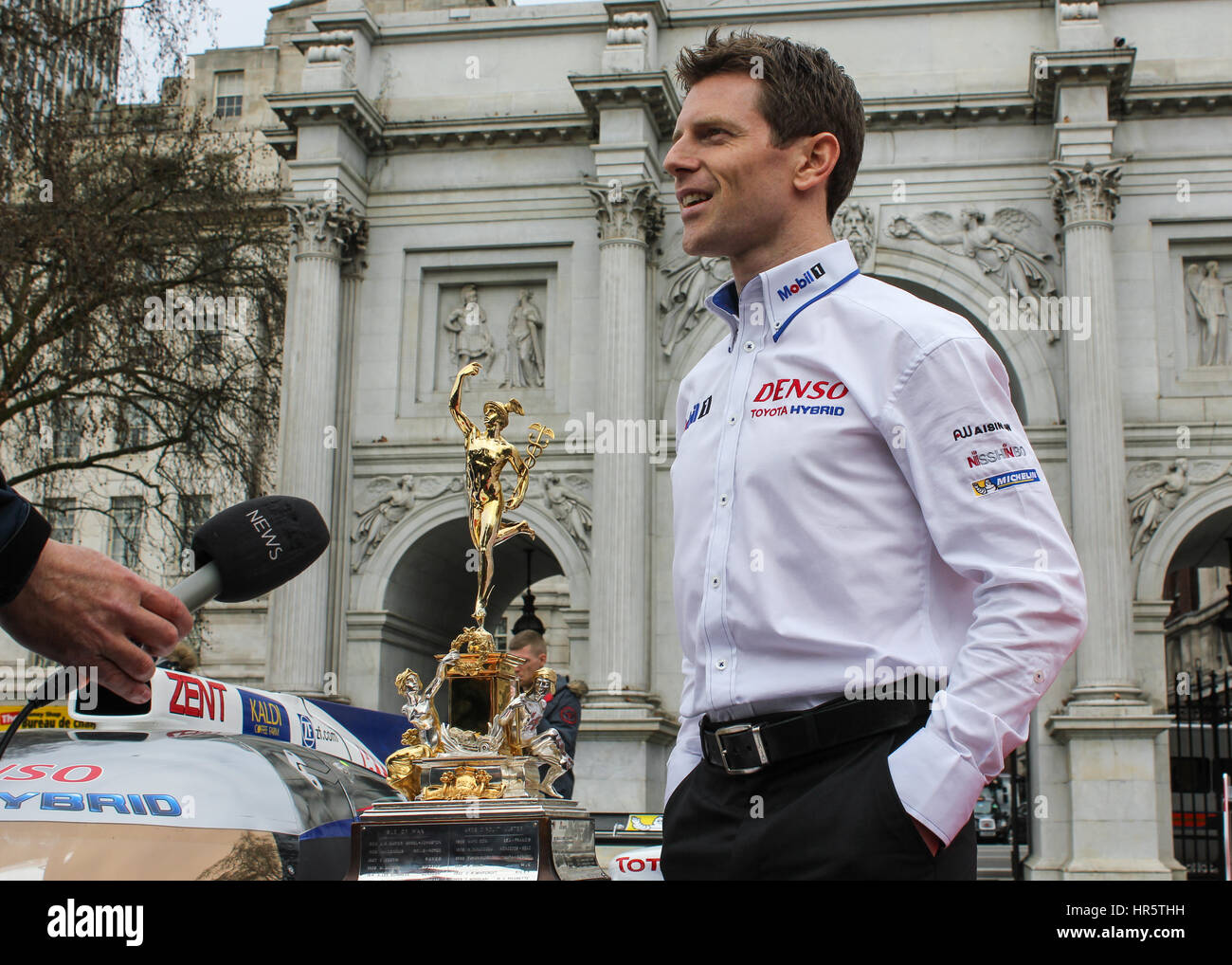 Anthony Davidson - WEC Launch London Stock Photo - Alamy