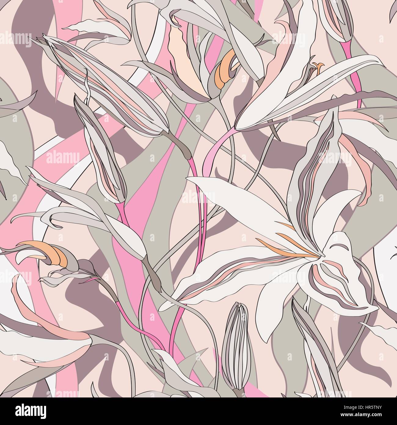 Flower pattern. Floral seamless texture Stock Vector Image & Art - Alamy