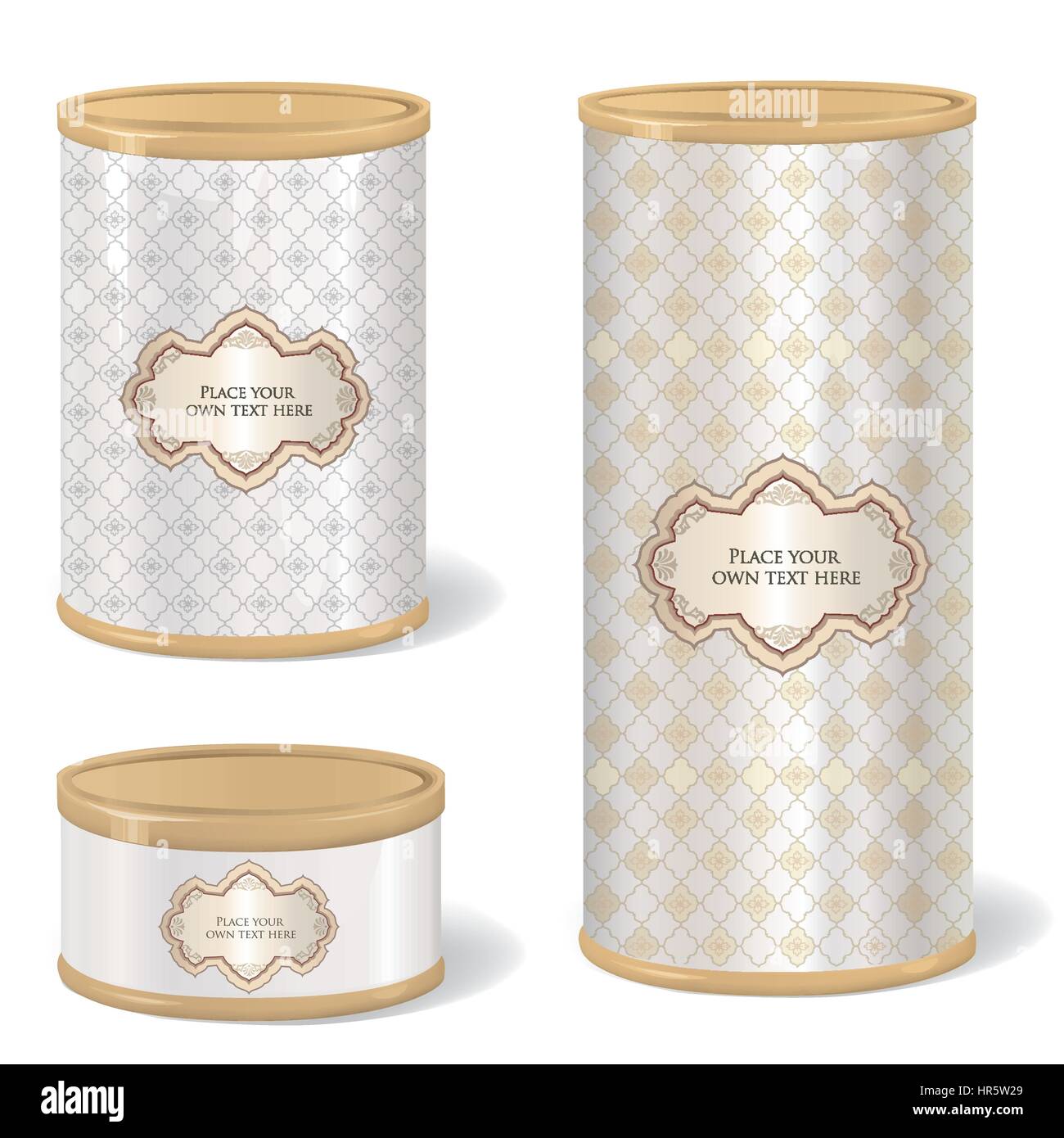 Empty tin of sweets Stock Vector Images - Alamy