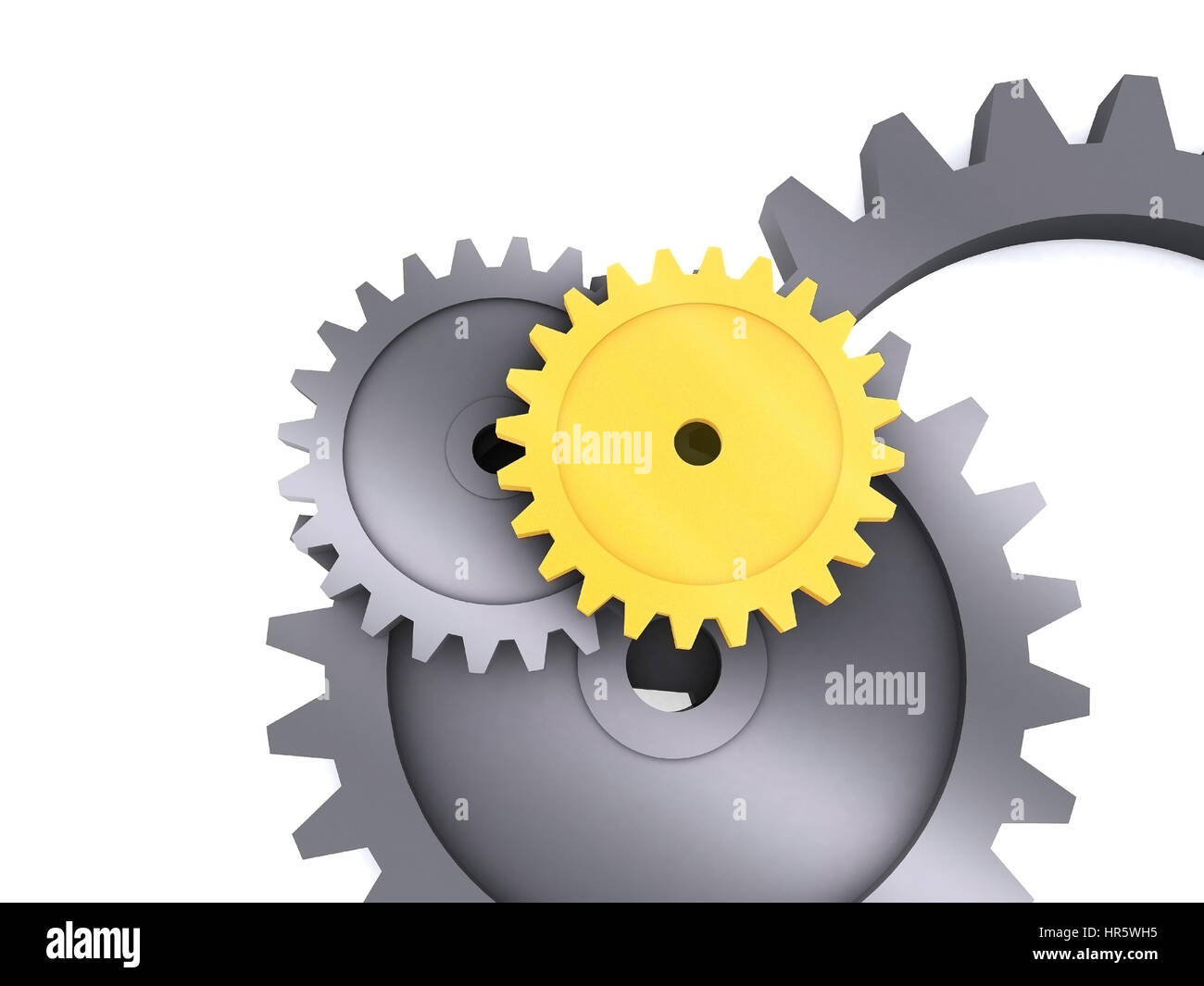 Gear wheels over black hi-res stock photography and images - Alamy