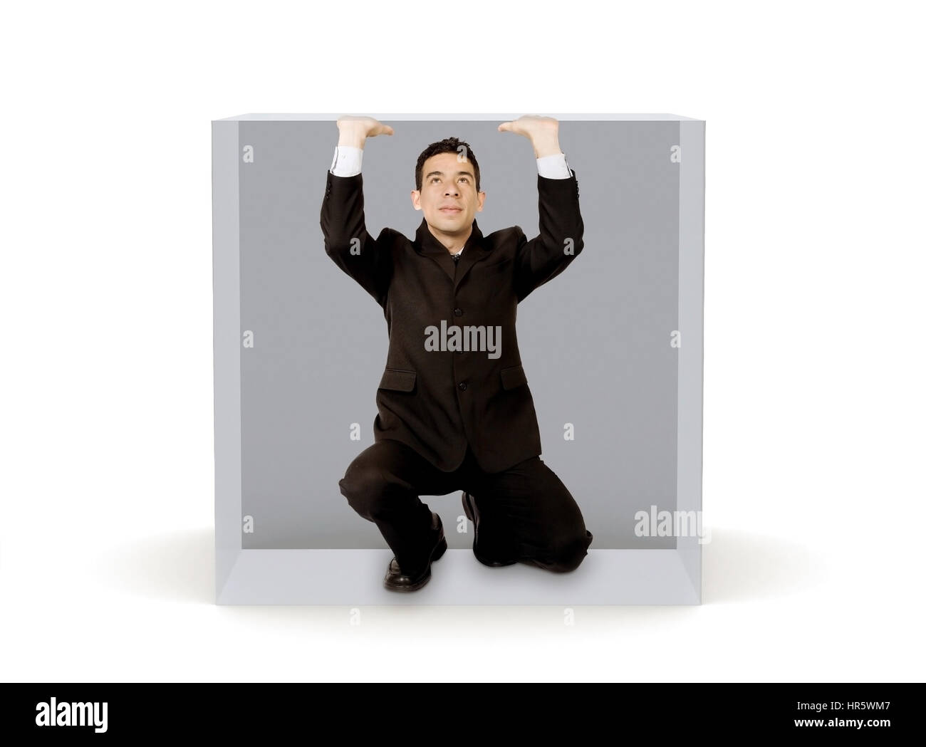 People inside outside Cut Out Stock Images & Pictures - Alamy