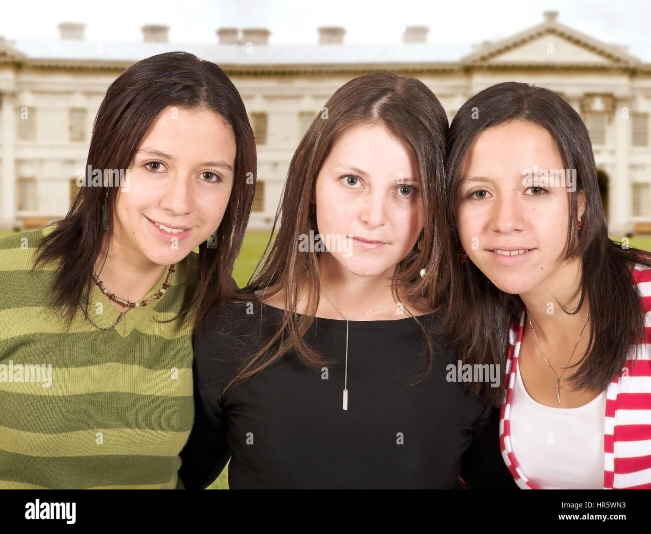 beautiful female students at university Stock Photo - Alamy