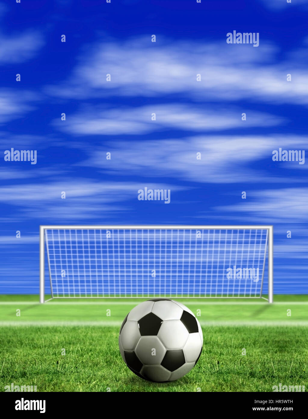 football - penalty kick, focus on ball Stock Photo - Alamy