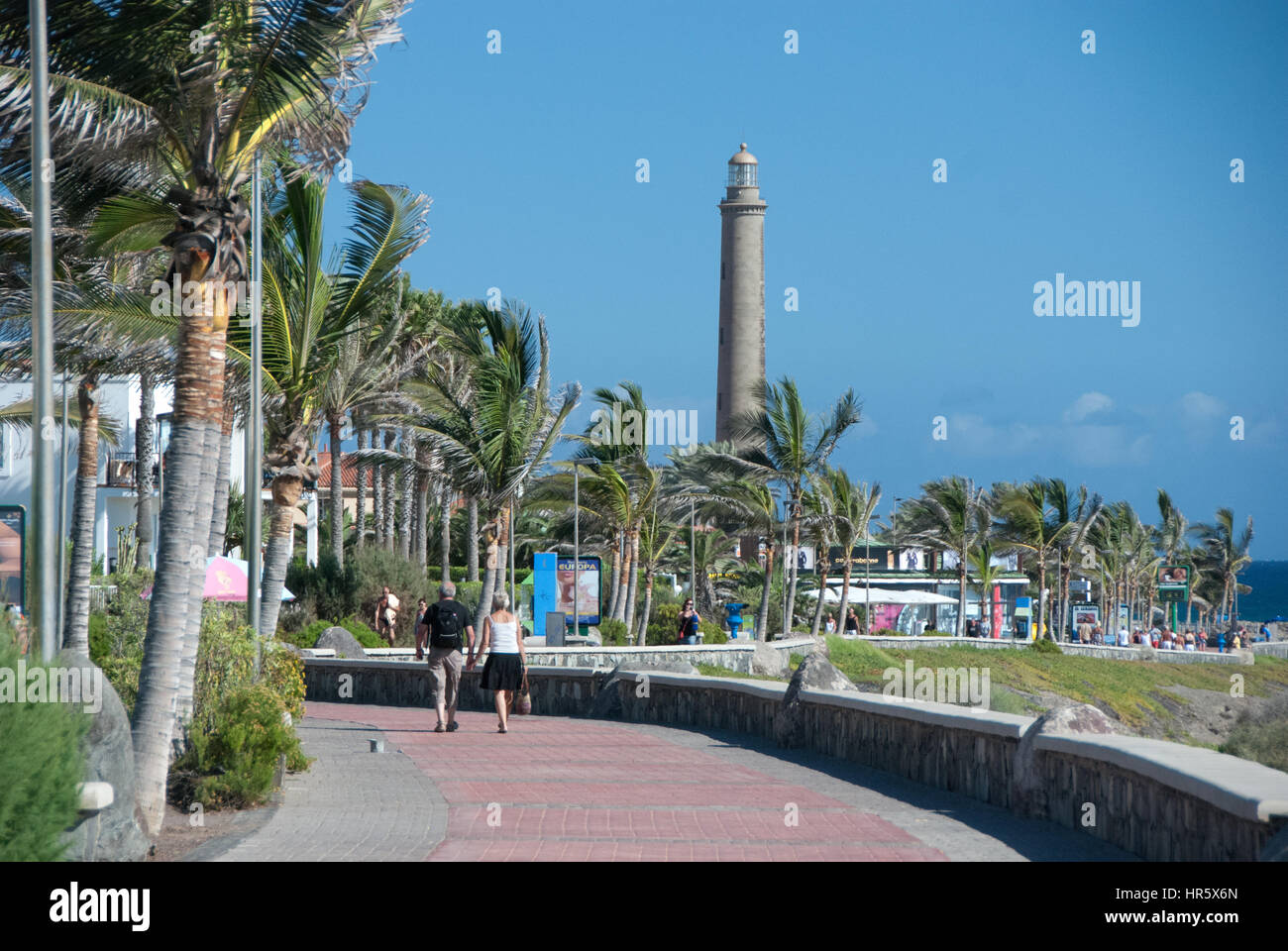 Lighthouse near Maspalomas in Gran Canaria Stock Photo - Alamy