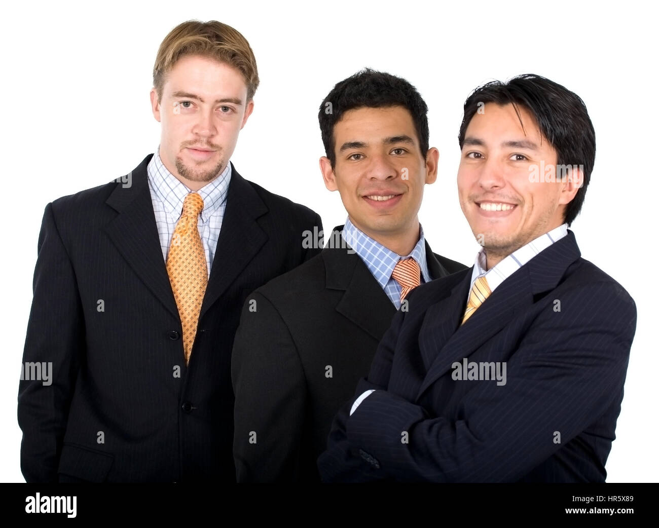business men team isolated over a white background Stock Photo - Alamy