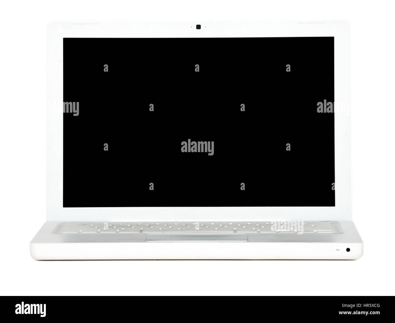 laptop computer isolated over a white background Stock Photo - Alamy