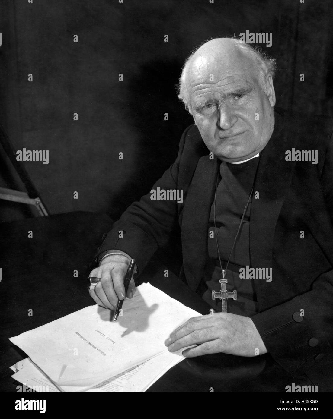 The Right Reverend Arthur Michael Ramsey, 51, Bishop of Durham, at ...