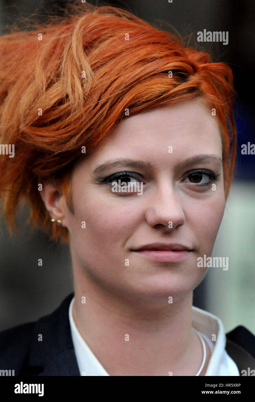 Writer Jack Monroe leaves the High Court in central London, where she ...