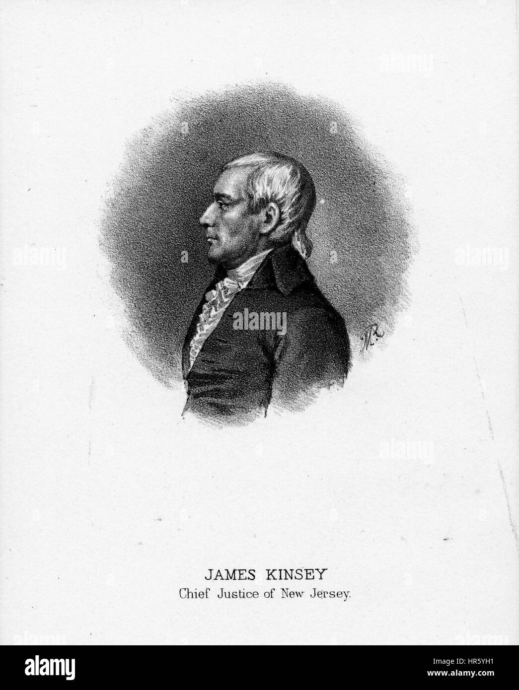Portrait of James Kinsey, former Chief Justice of New Jersey, 1885 ...