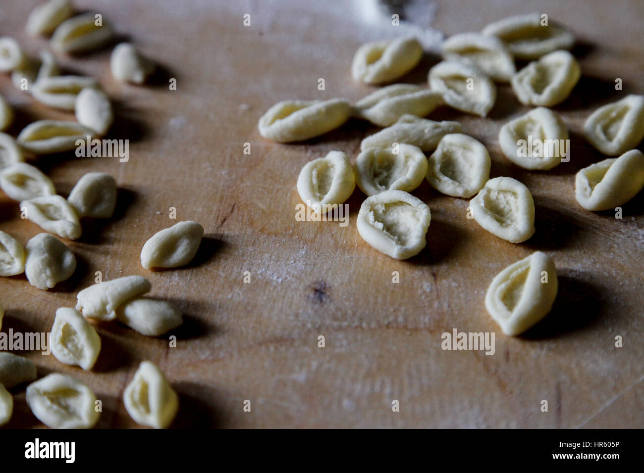 Italian food - Pasta Cavatelli Stock Photo - Alamy