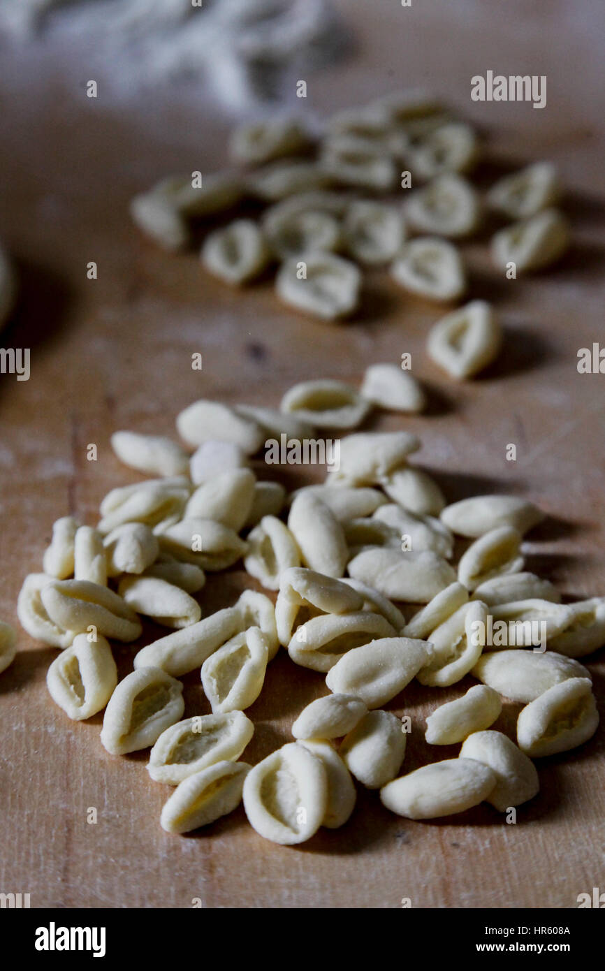 Italian food - Pasta Cavatelli Stock Photo - Alamy