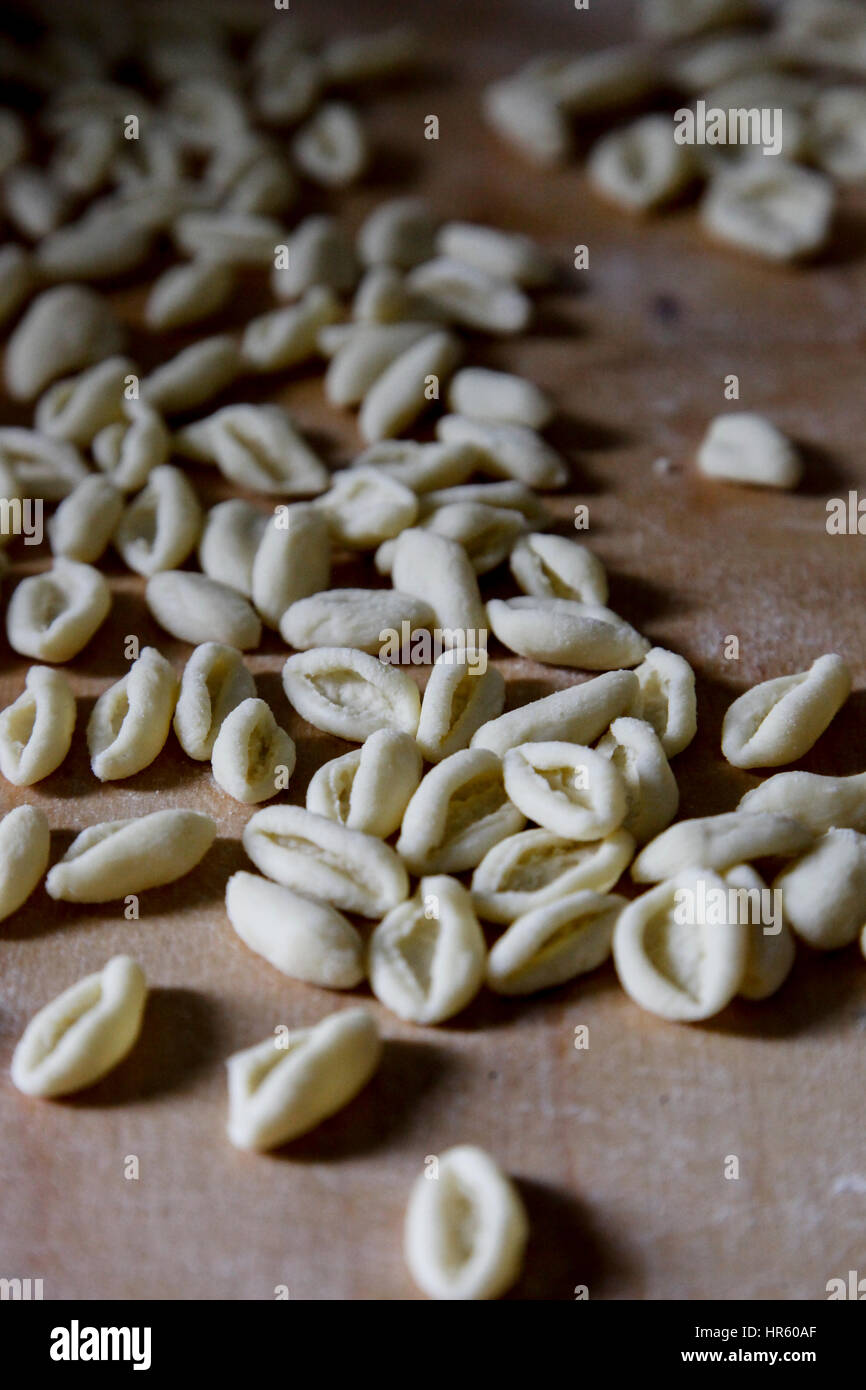 Italian food - Pasta Cavatelli Stock Photo - Alamy