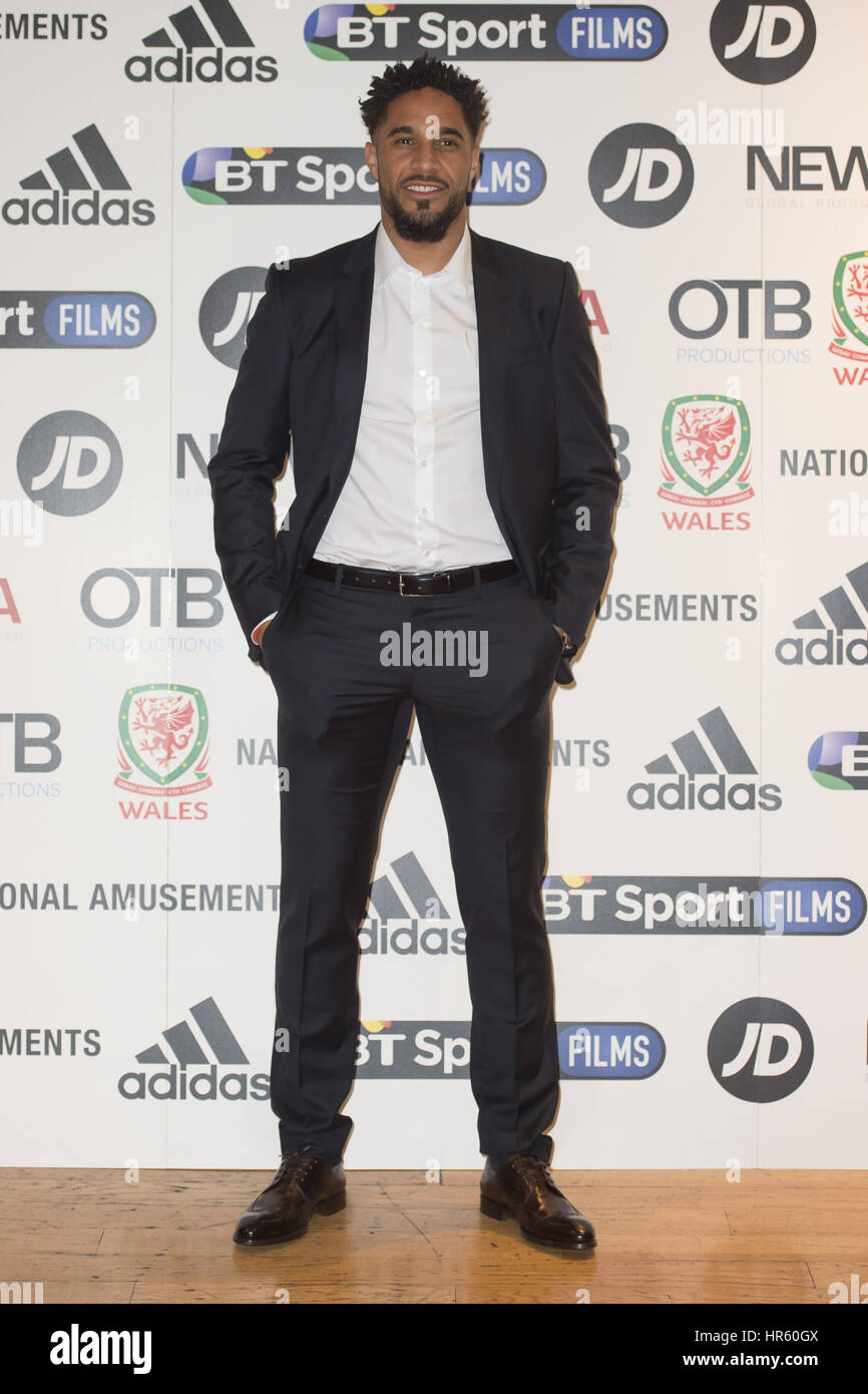 Welsh Captain Ashley Williams attends the UK premiere of Don't Take Me ...