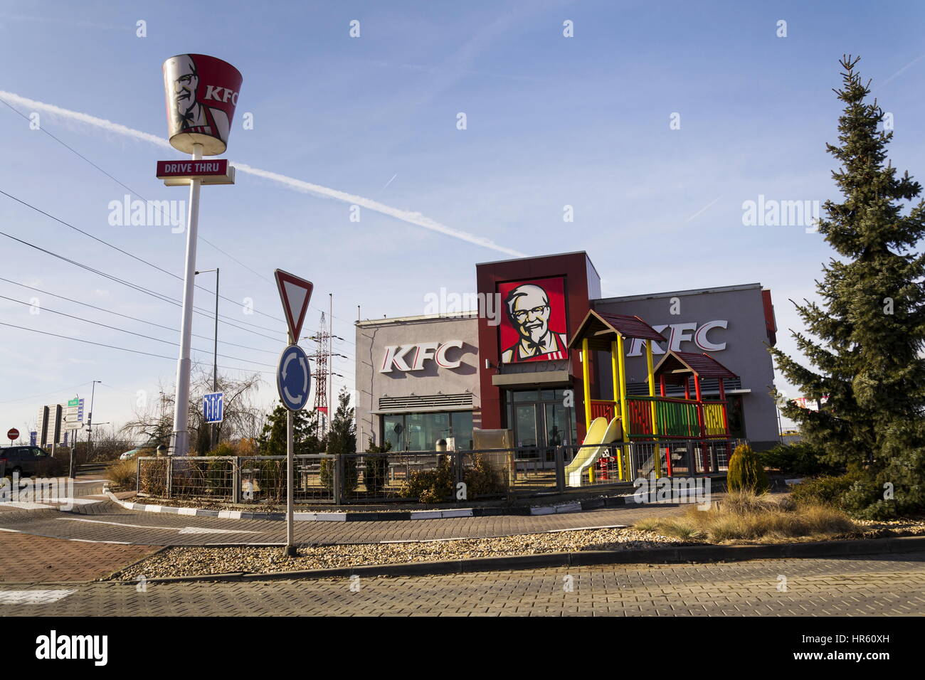 Kfc logo space hi-res stock photography and images - Alamy