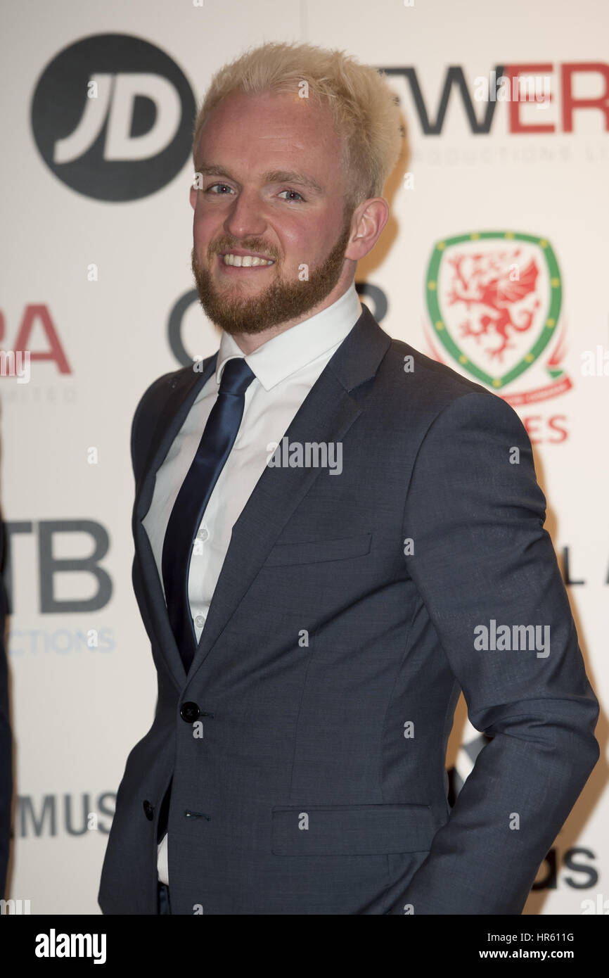 Welsh player Jonathan Williams attends the UK premiere of Don't Take Me ...