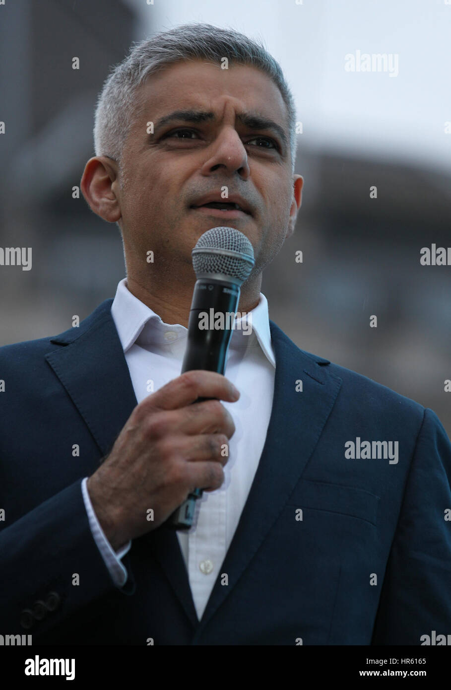London, UK, 26, 02, 2017: The Mayor of London Sadiq Khan attends a free ...