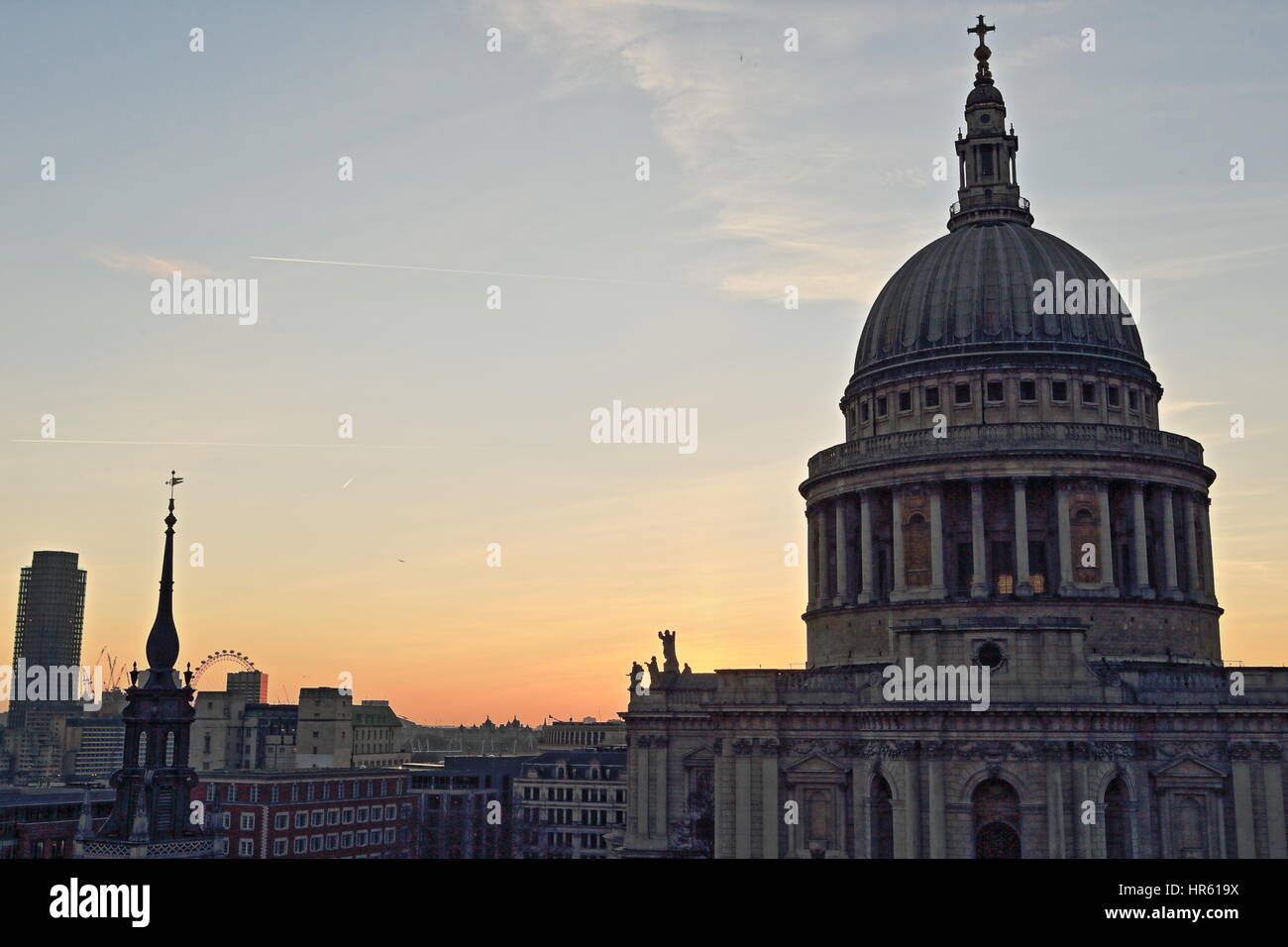 London at Sunset Stock Photo - Alamy