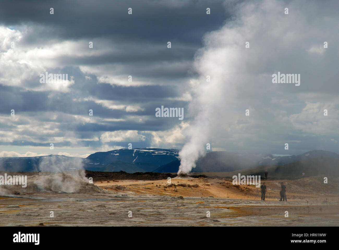 A geothermal spot noted for its bubbling pools, boiling mud pits and ...