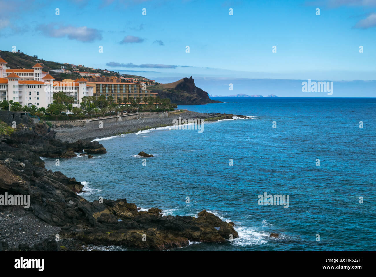 Sun and Clouds, Portugal, Canico, Madeira Island, Portugal Stock Photo ...