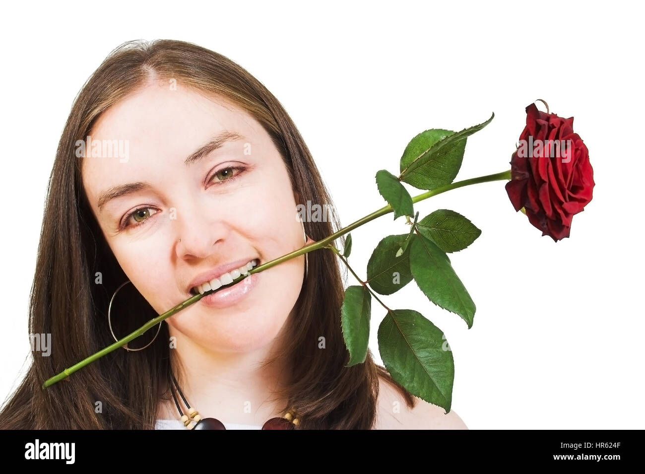 Beautiful girl rose over hi-res stock photography and images - Alamy