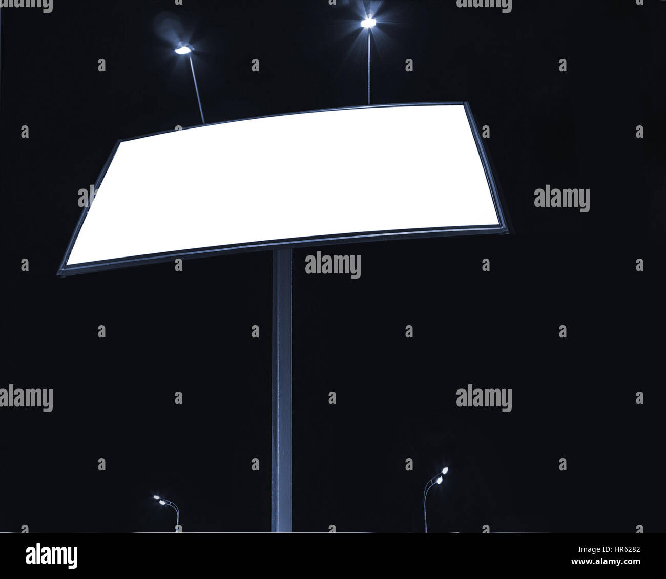 Blank billboard hoarding sign hi-res stock photography and images - Alamy