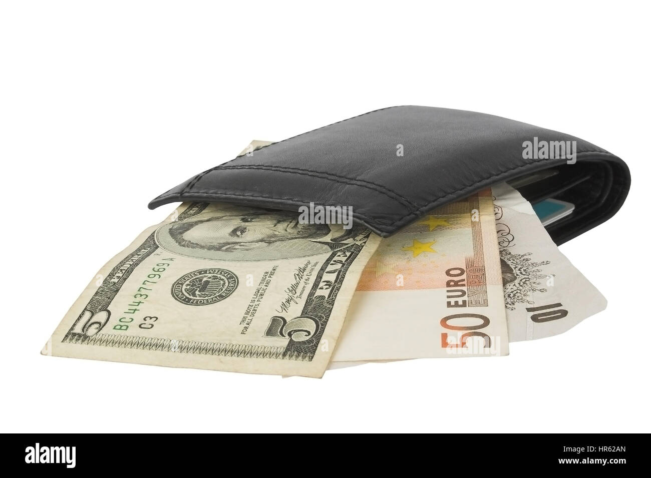 currency notes inside a wallet Stock Photo - Alamy