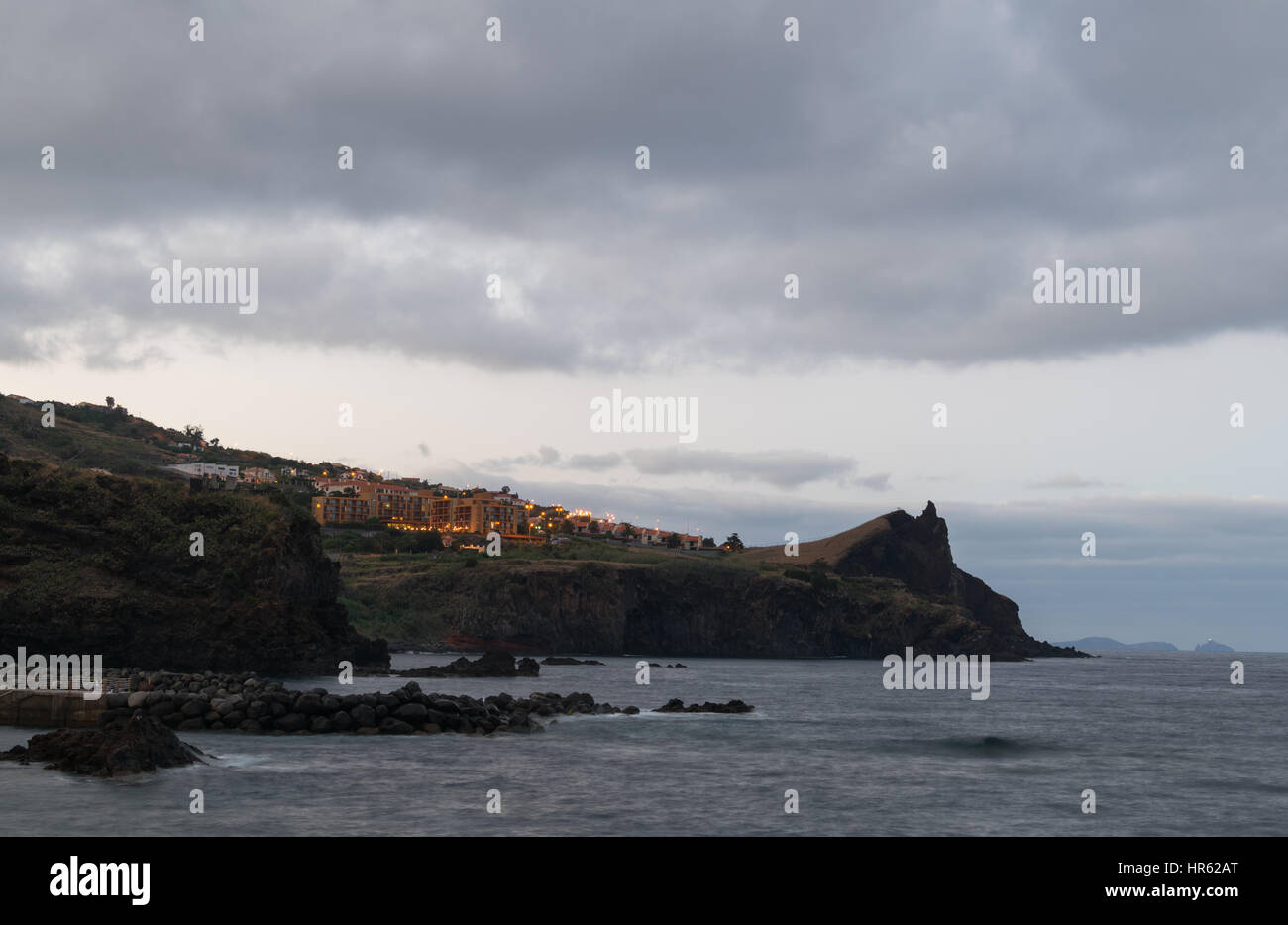 Sunset, Portugal, Canico, Madeira Island Stock Photo - Alamy